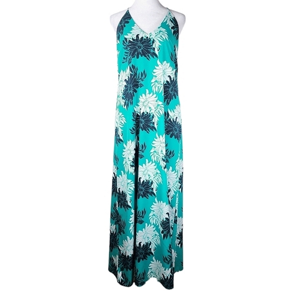 LOFT | Dresses | Loft Vneck Floral Print Maxi Dress | Poshmark